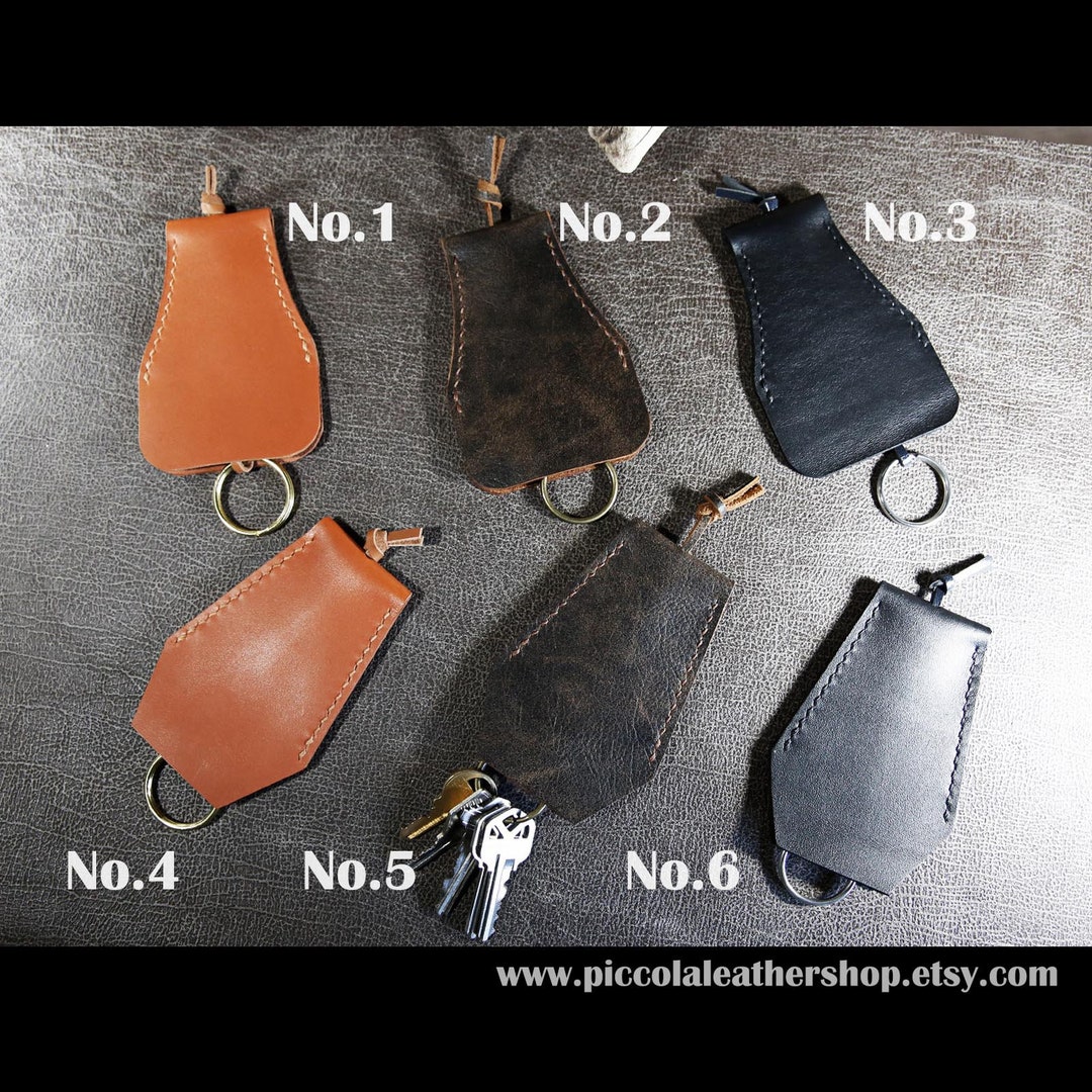 032handmade Genuine Leather, Multiple Key Ring, Key Chain Holder Key ...