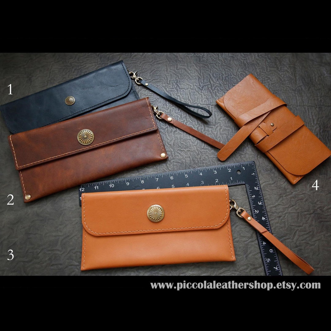 061hand Stitched Genuine Leather ,handbags,clutch Bag,clutch Purse,hand ...