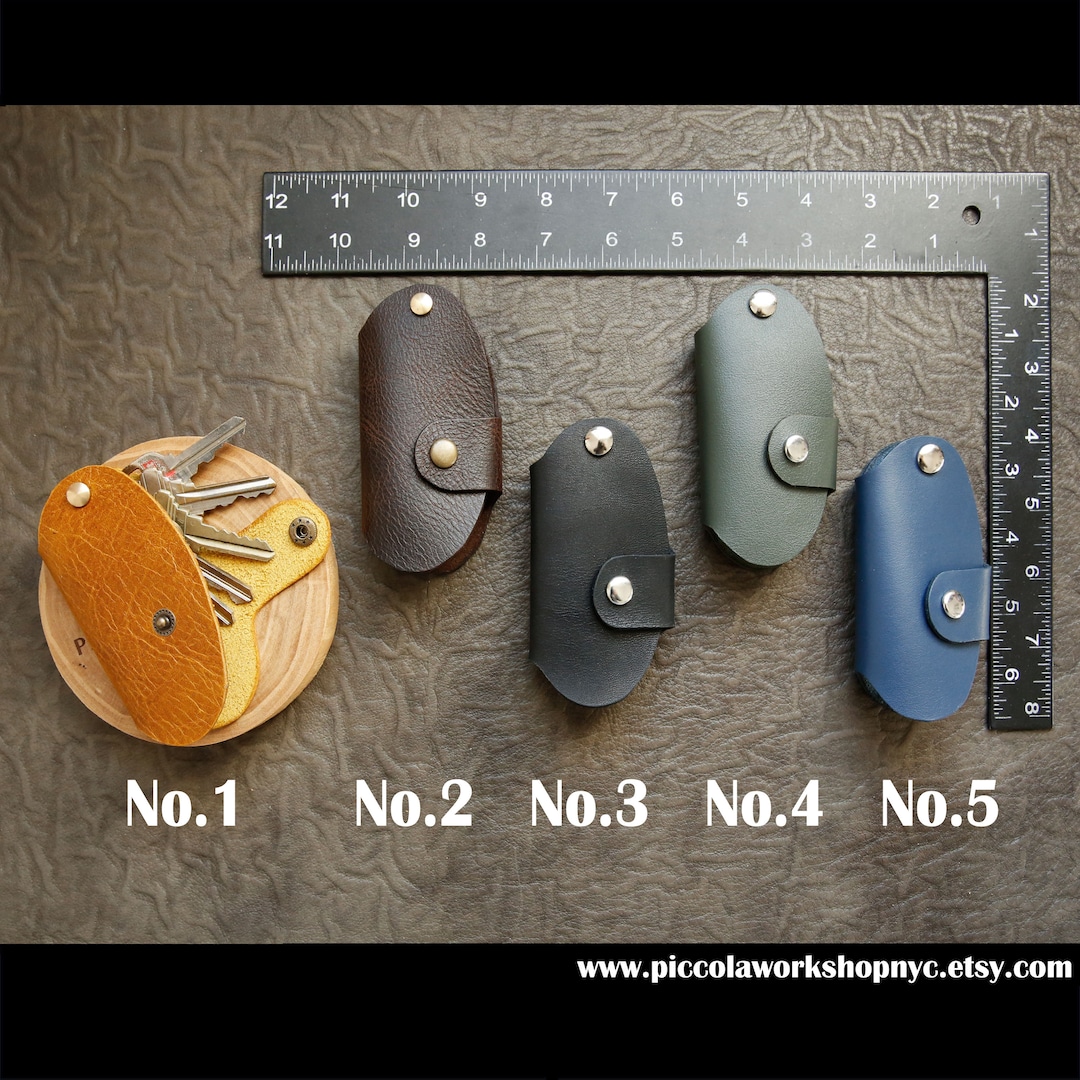 069multiple Key Ring, Key Chain Holder,key Organizer Fob,case, Leather ...