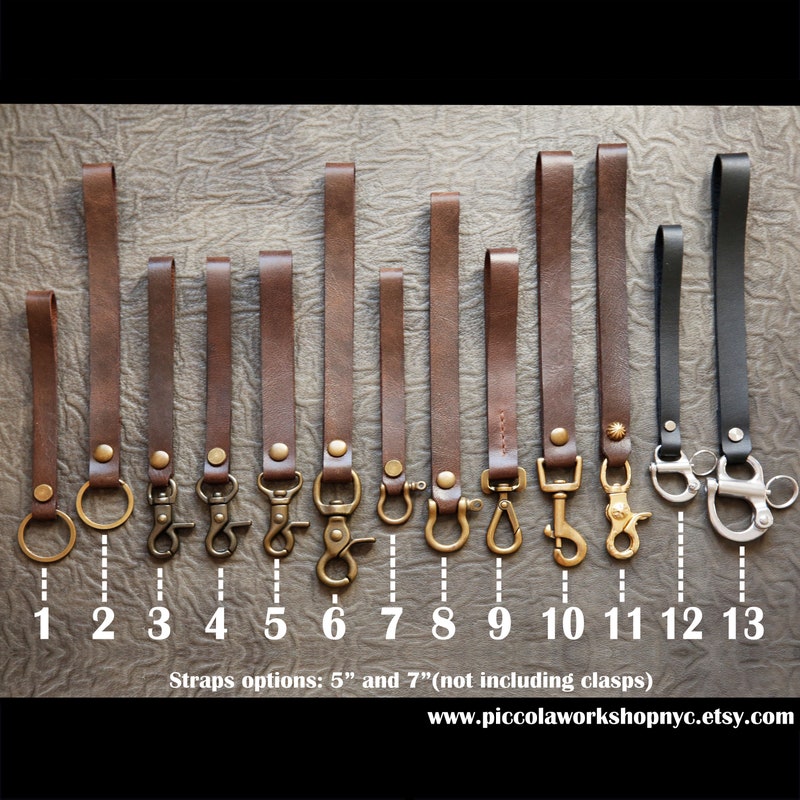 Leather Key Strap - Etsy