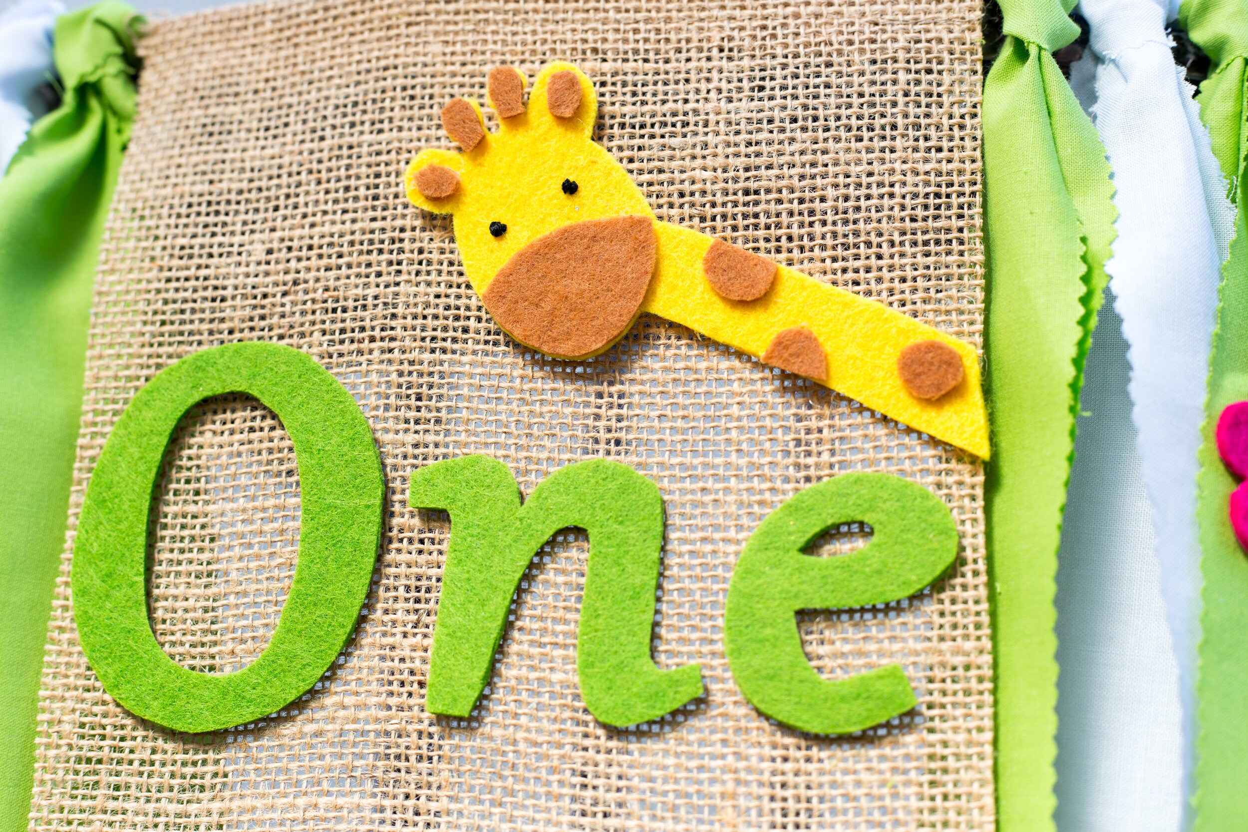 Jungle Nursery / Giraffe Nursery Bunting Banner High Chair for - Etsy