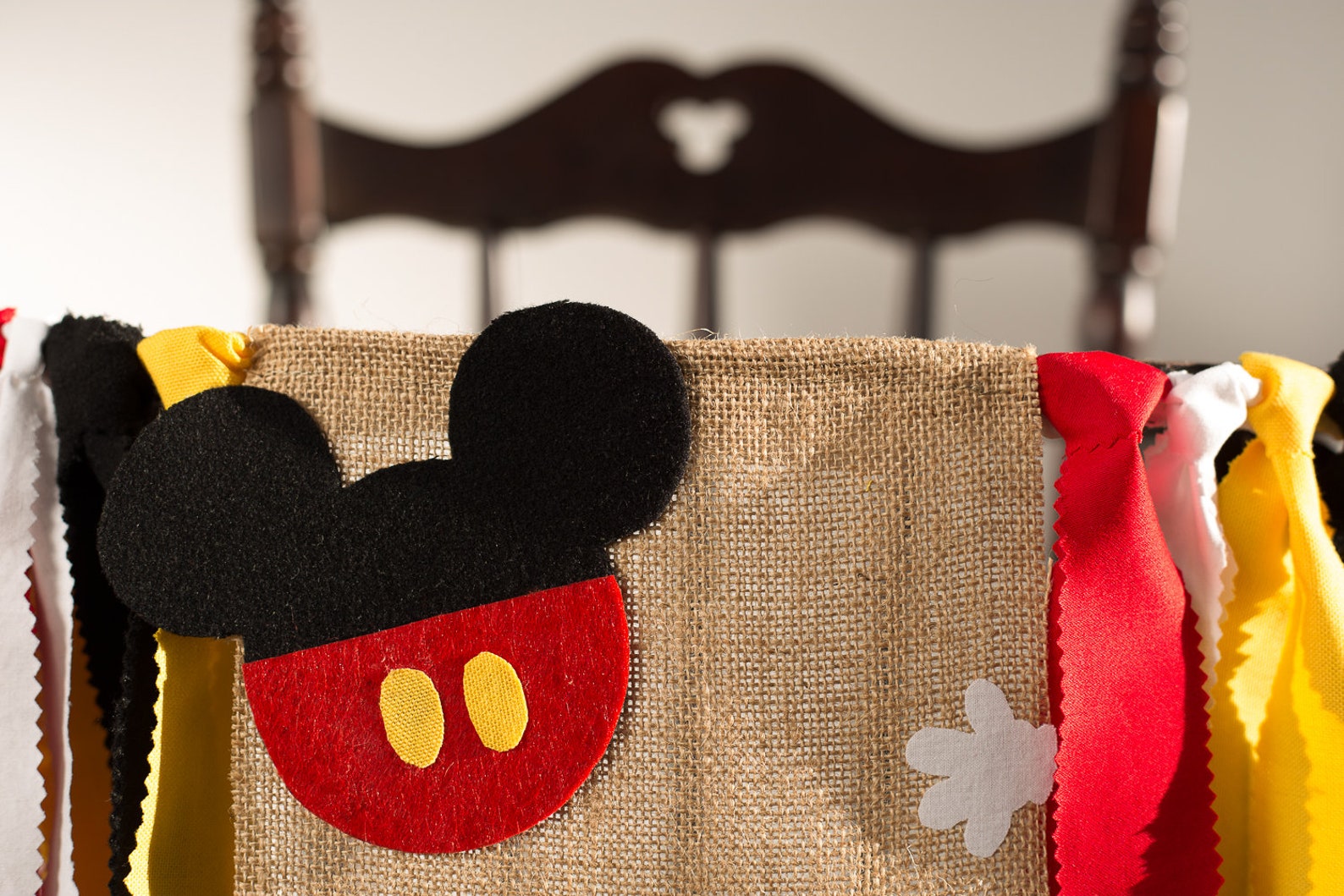 High Chair Banner Mickey Mouse for One Year Old Baby Boy 1st - Etsy