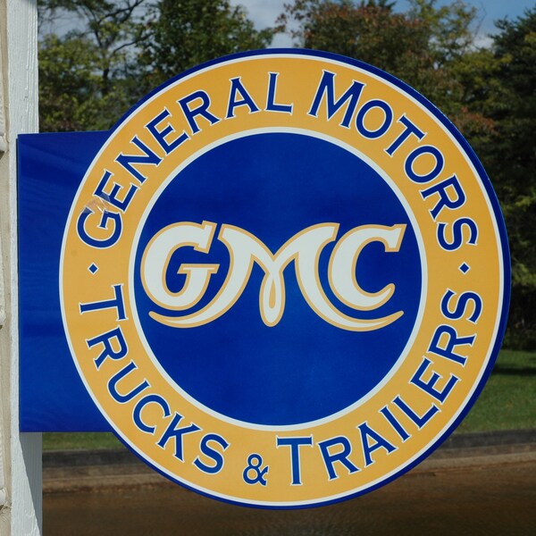 Vintage Gmc Truck Sign - Etsy