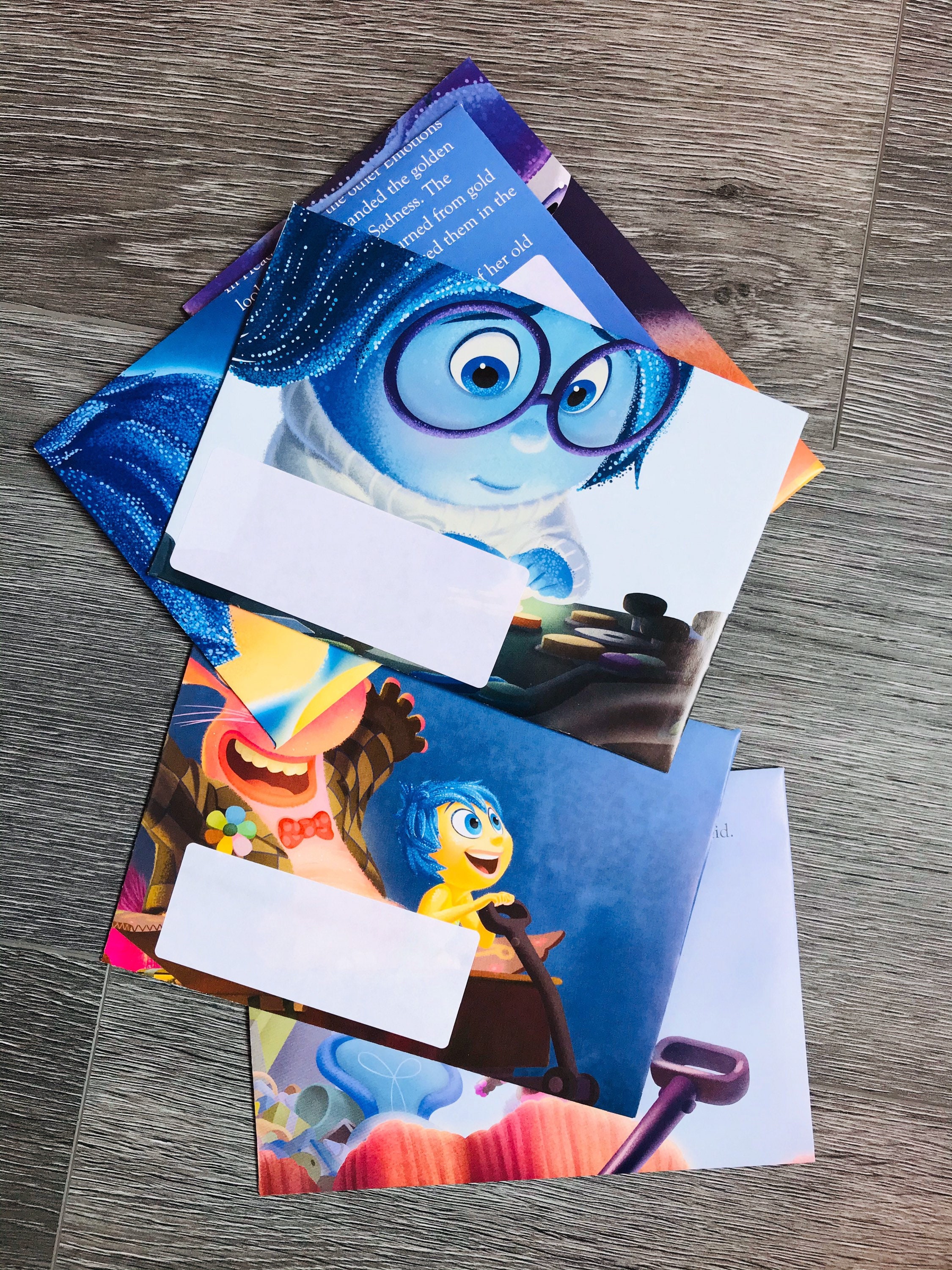 Inside out letter writing sets Disney | Etsy