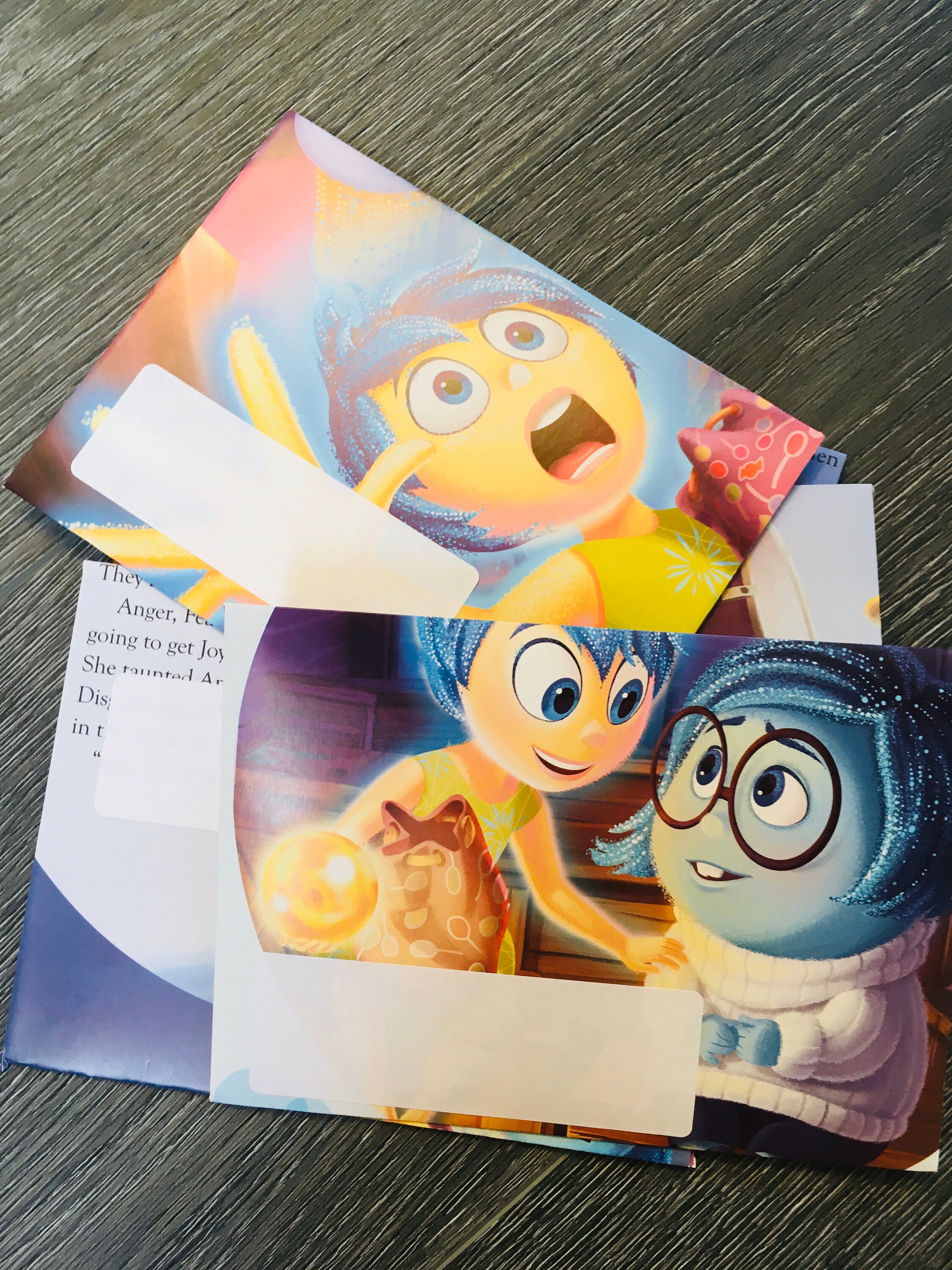 Inside out letter writing sets Disney | Etsy