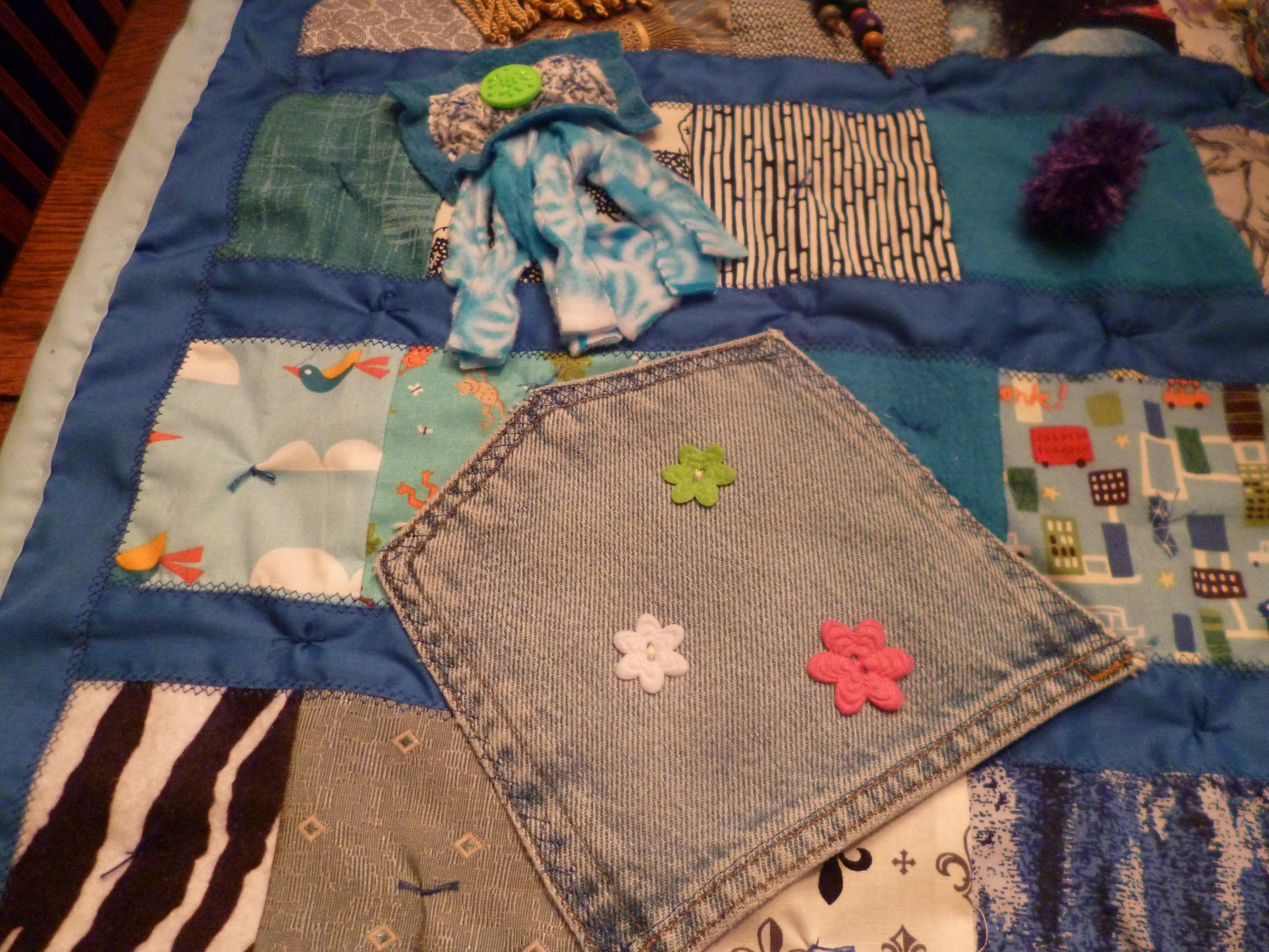 Fidget Quilt, Alzheimer, Dementia, Lap Quilt, Busy Blanket, Demenz ...