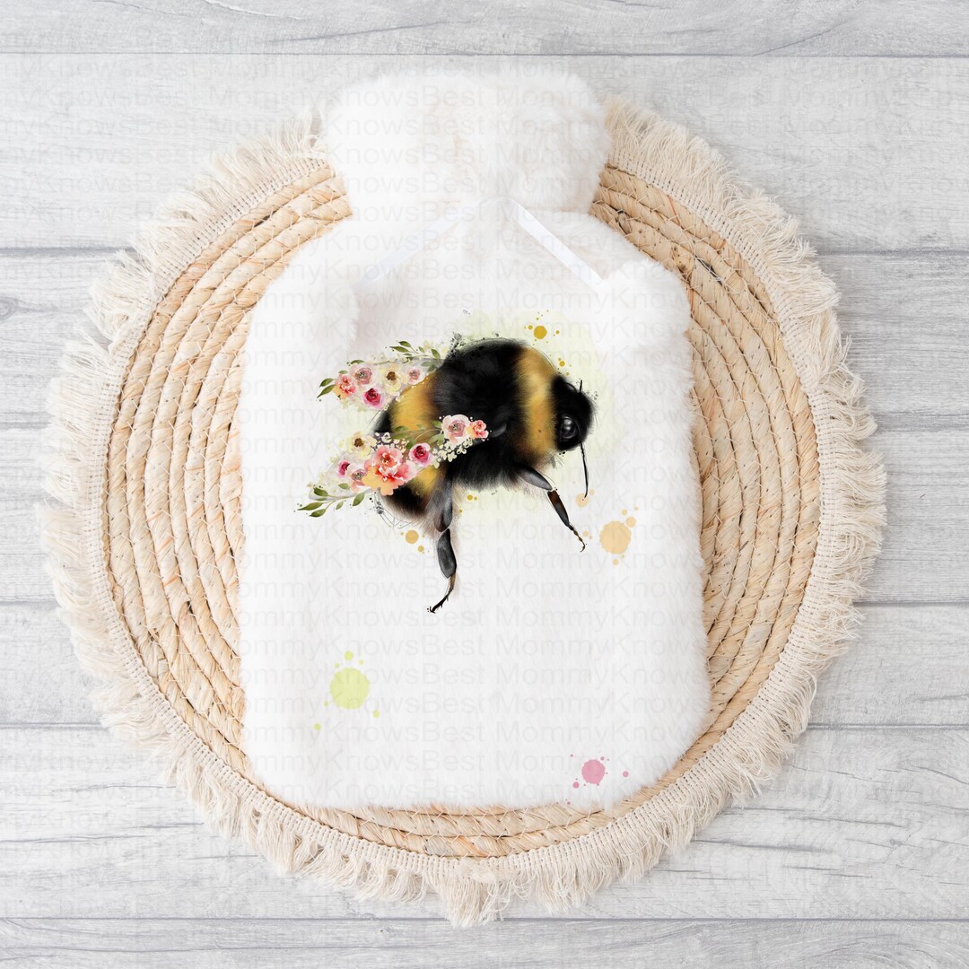 Bee Hot Water Bottle Gift Christmas Present Birthday Unusual Gift Hard ...