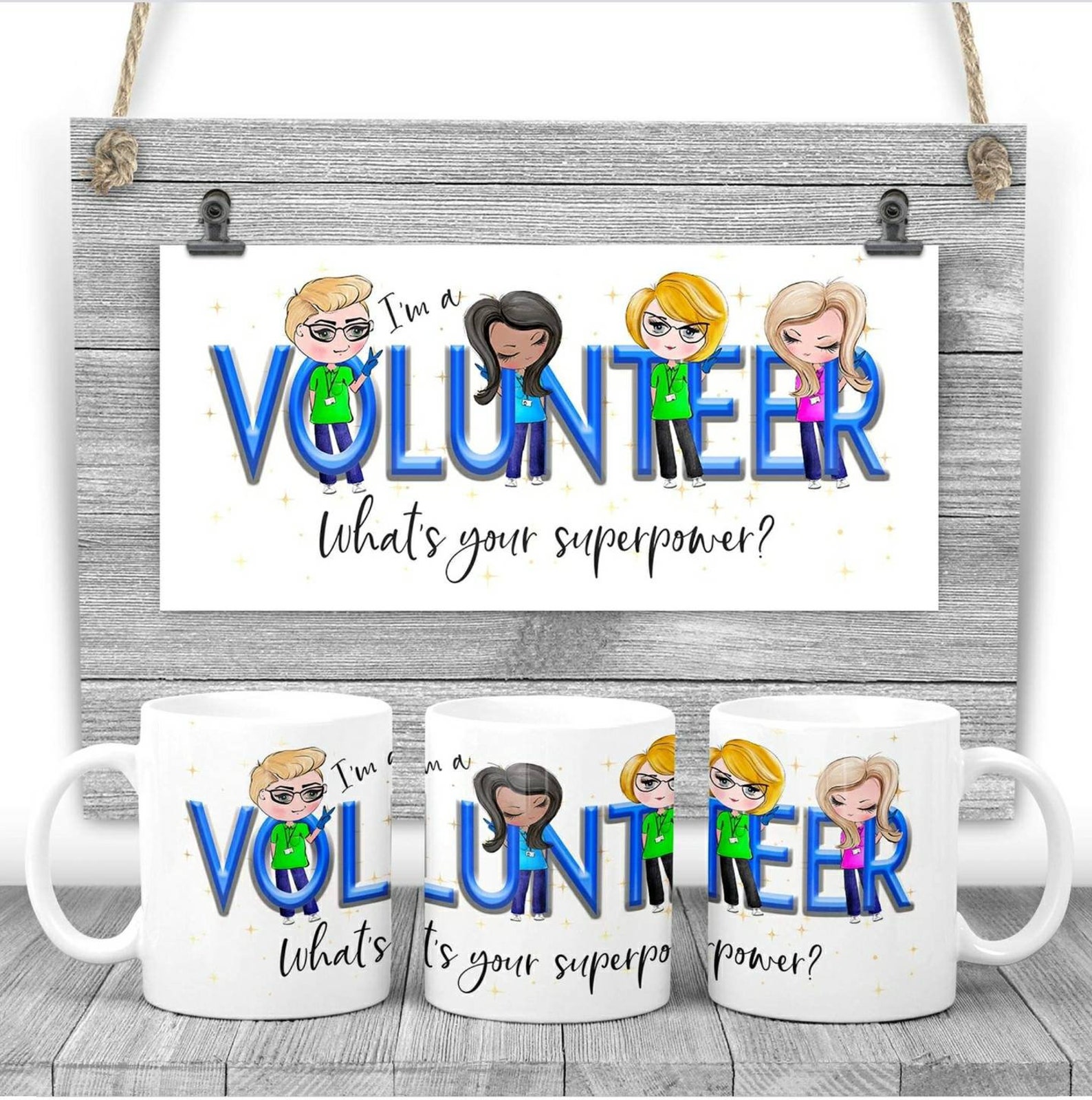 Volunteer Mug I Am a VOLUNTEER What's Your Superpower - Etsy
