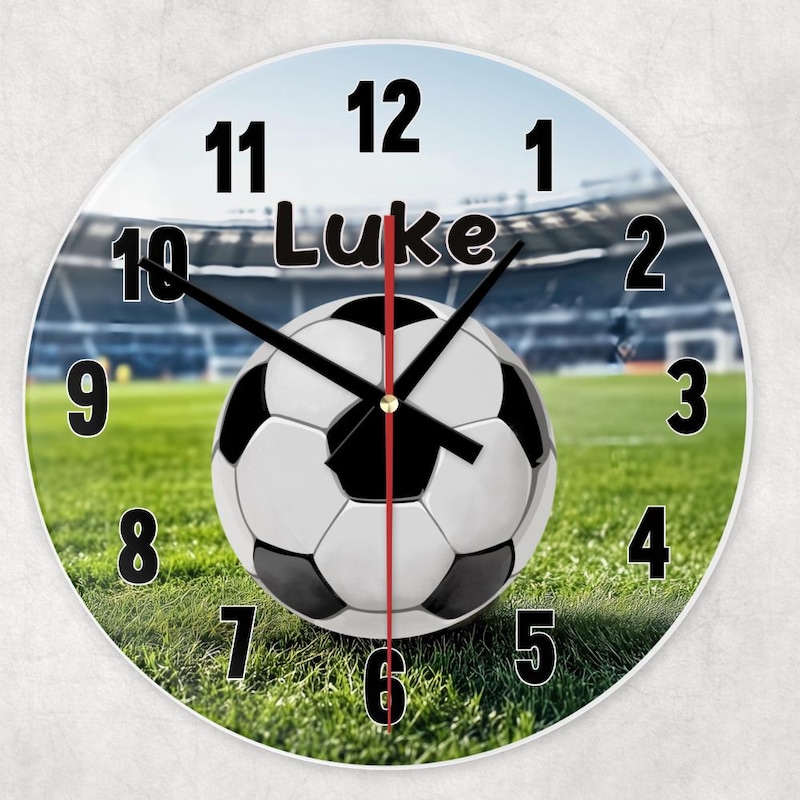 Wooden Football Clock - Etsy UK