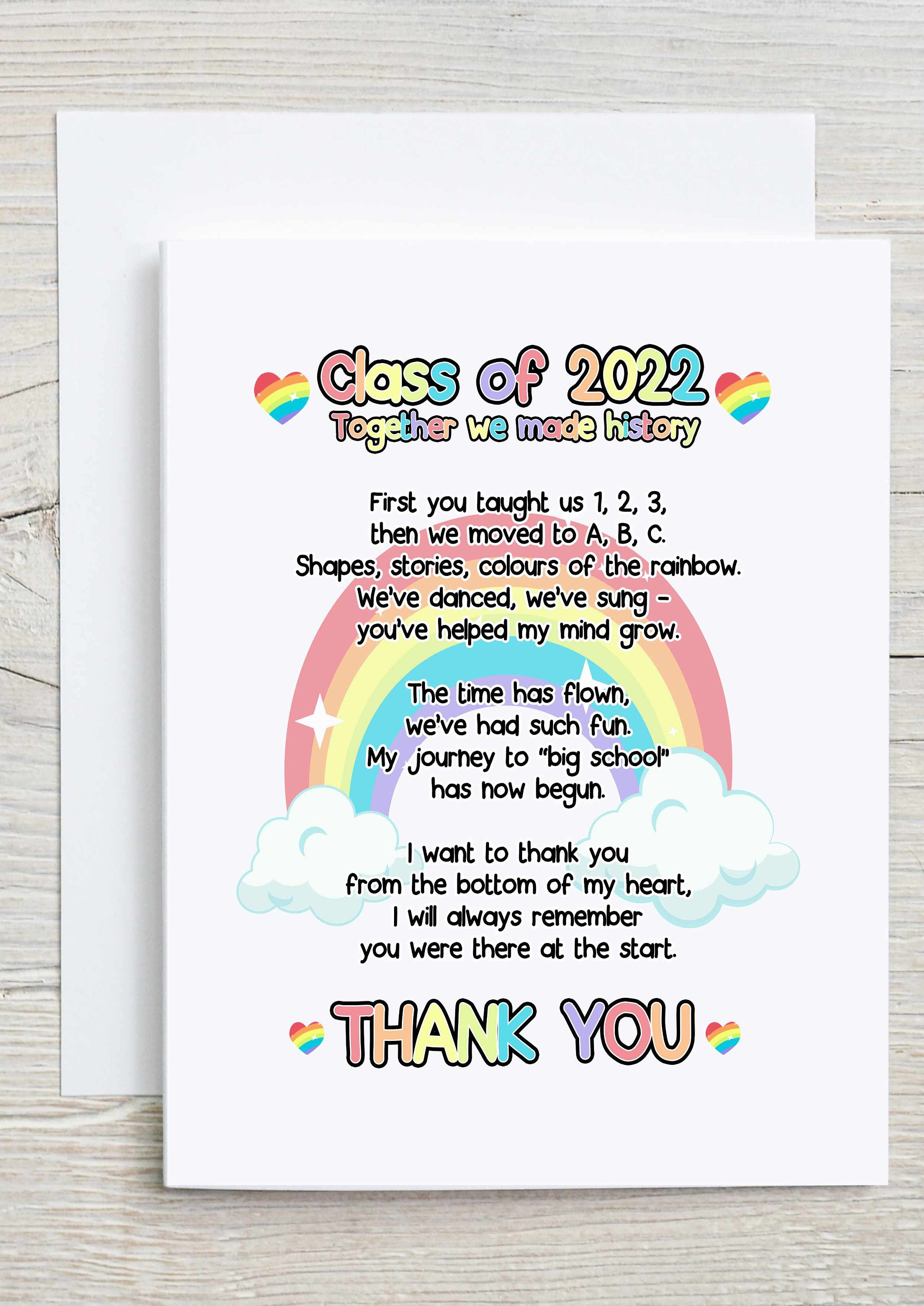 Nursery Leaving Card. Last Day of Pre School. Teacher Good - Etsy UK