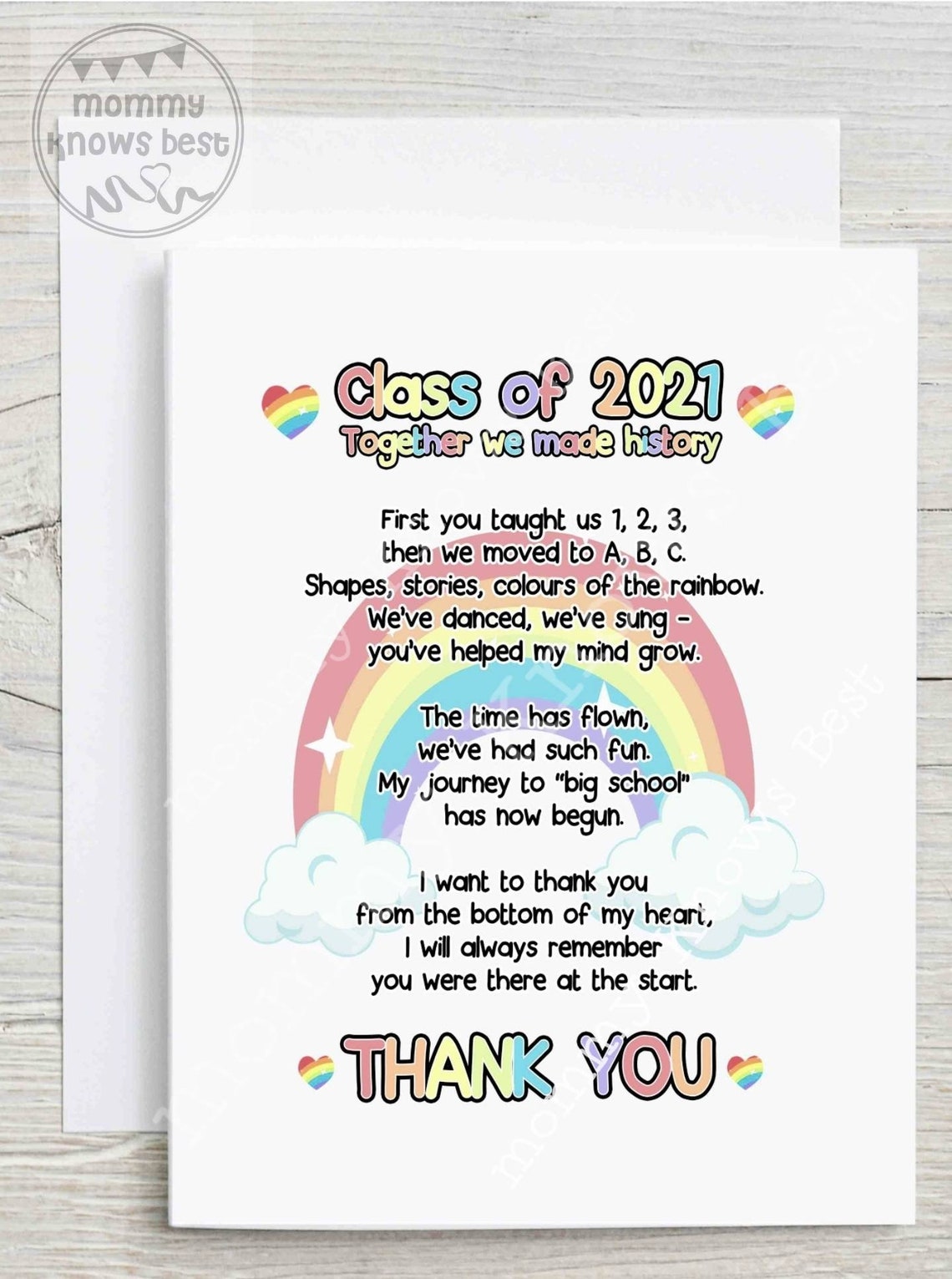Nursery Leaving Card Last Day Of Pre School Teacher Good Etsy Nursery Leaving Card Last Day Of Pre School Teacher Good Etsy