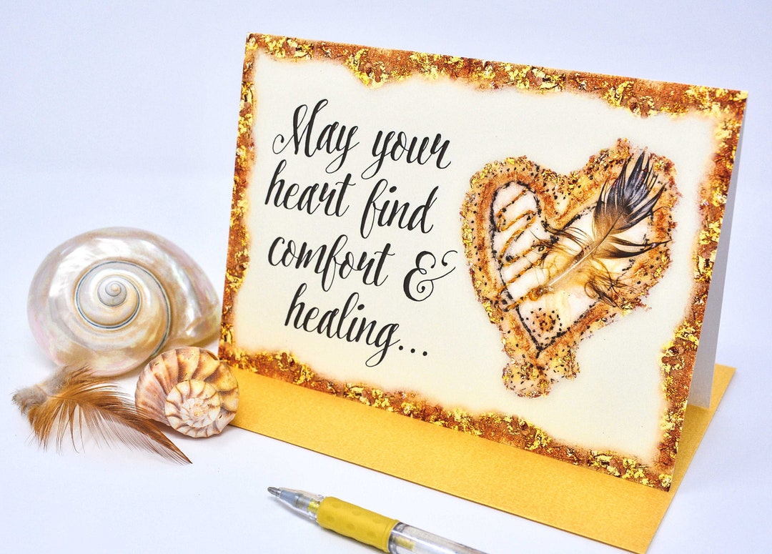 Comfort Note Card/heart Space Gifts/sympathy/compassion/support ...