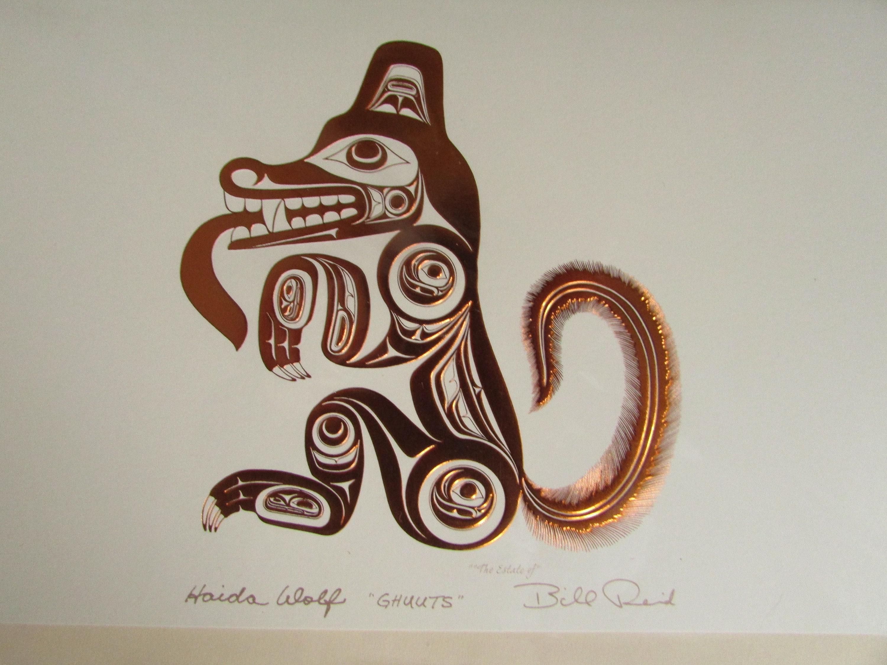 BILL REID 4 Embossed Haida COPPER Art Cards Frogs Wolf Eagle - Etsy Canada