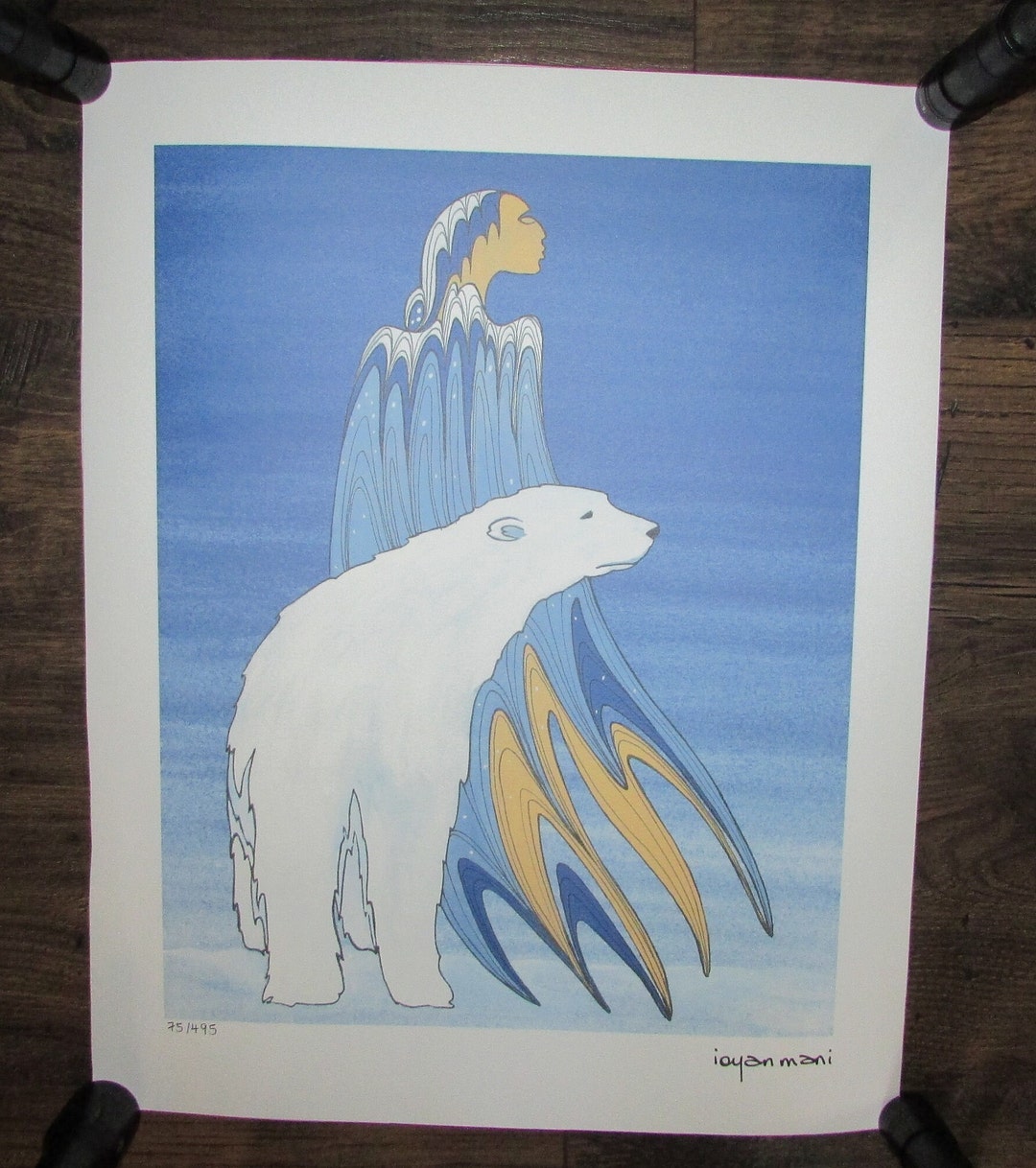 New mother Winter 74/495 Limited Edition Print by Sioux Artist Maxine ...
