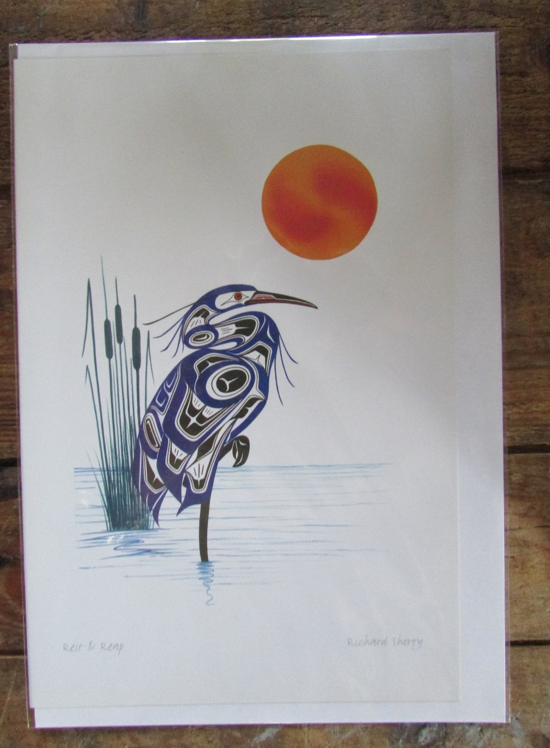New "rest & Reap" Art Card by Northern Tuchone Artist Richard Shorty 6 ...