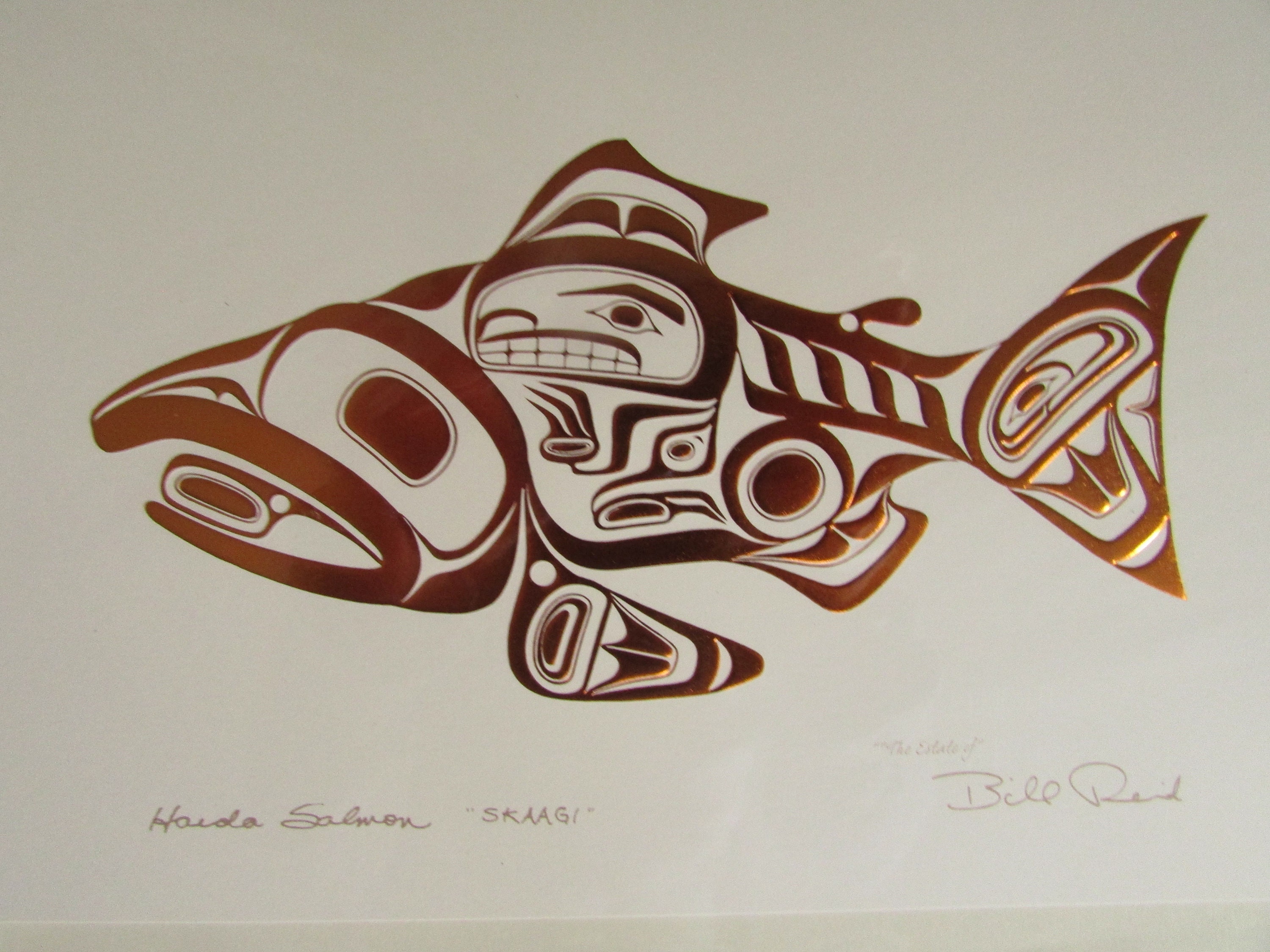 BILL REID 4 Embossed Haida COPPER Art Cards Frogs Wolf Eagle | Etsy Canada