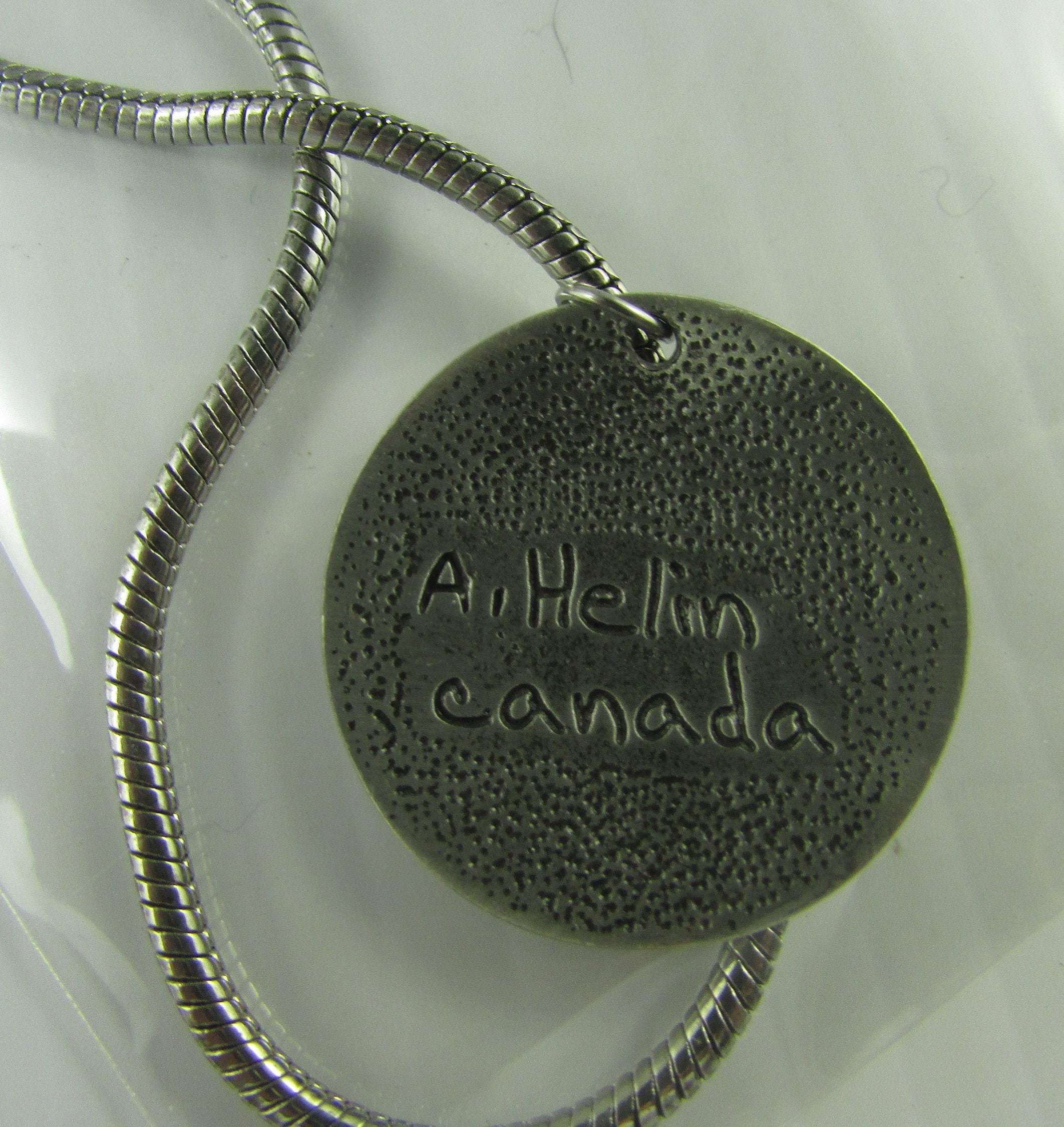 TSIMSHIAN RAVEN Necklace Designed by Alex Helin - Pewter - 1" Icon - 20 ...