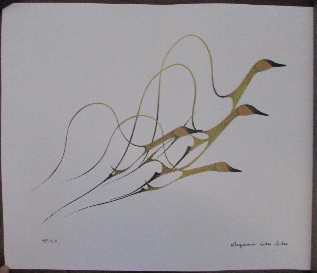 Limited Edition Art Print spring Flight by Artist Benjamin Chee Chee ...