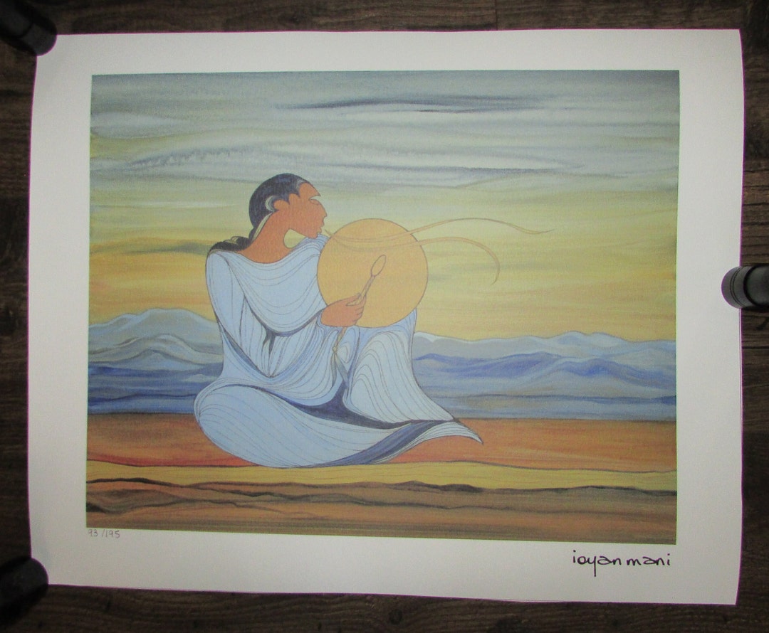 New "song of the Mountain" #94/195 by Maxine Noel (ioyan Mani) 20"x16.5 ...