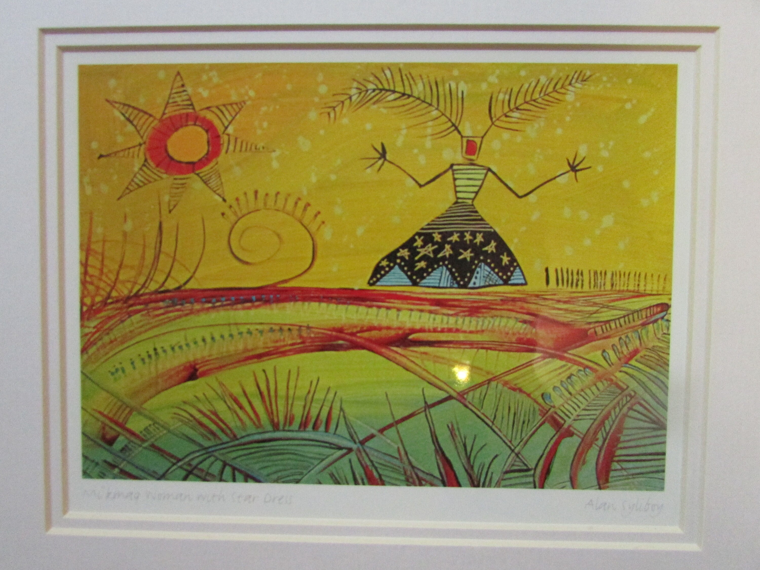 New "mi'kmaq Woman With Star Dress" Art Print by First Nations Artist ...
