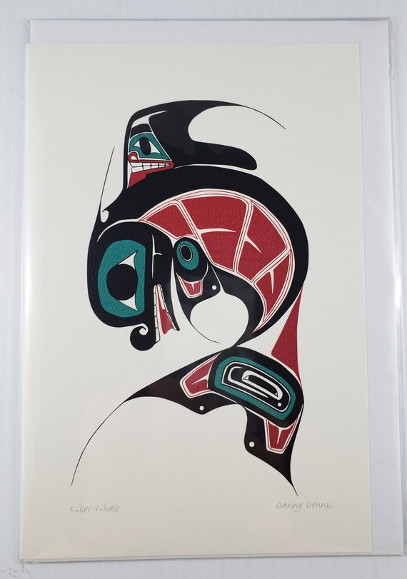 Inuit Killer Whale Art Pin Page