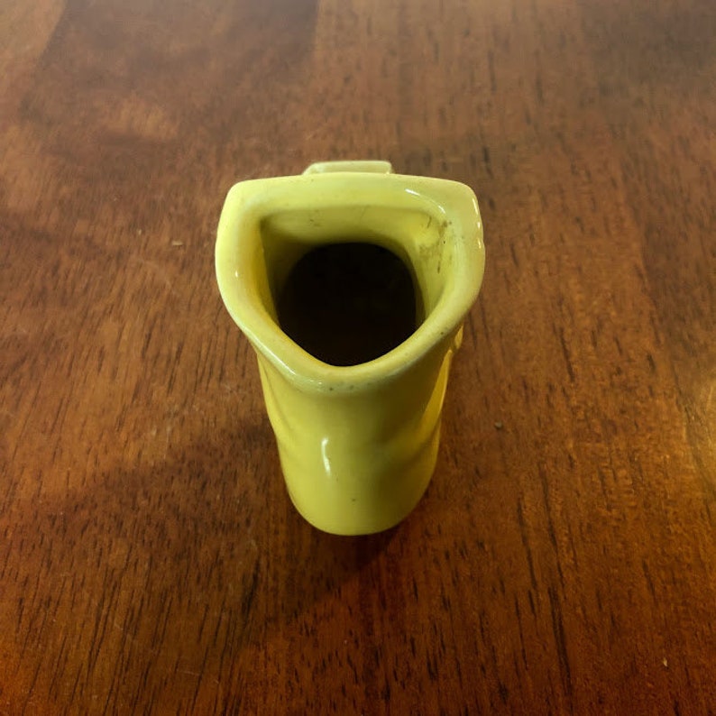 Vintage Yellow Untied Baby Boot Planter - Etsy