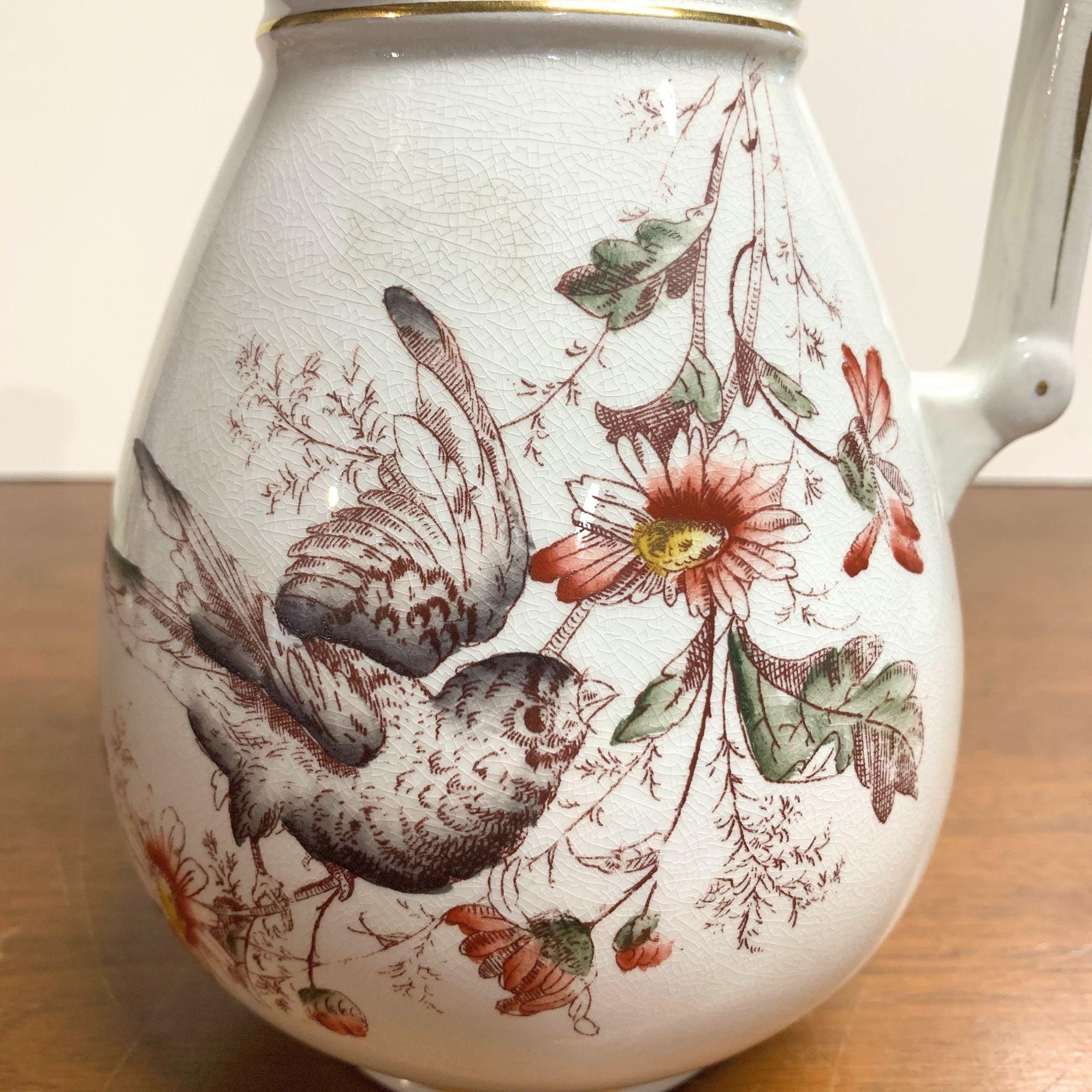 Antique Edwin Bennett Pottery Warranted Stone China Pitcher - Etsy