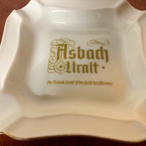 Vintage Asbach Uralt Brandy Advertising Heinrich Bavaria Ashtray - Etsy