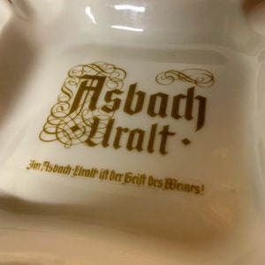 Vintage Asbach Uralt Brandy Advertising Heinrich Bavaria Ashtray - Etsy