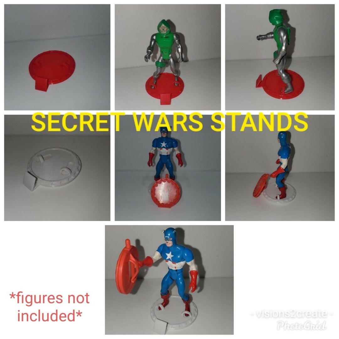 Secret Wars Display Stands Action Figure Toys Mattel Vintage - Etsy
