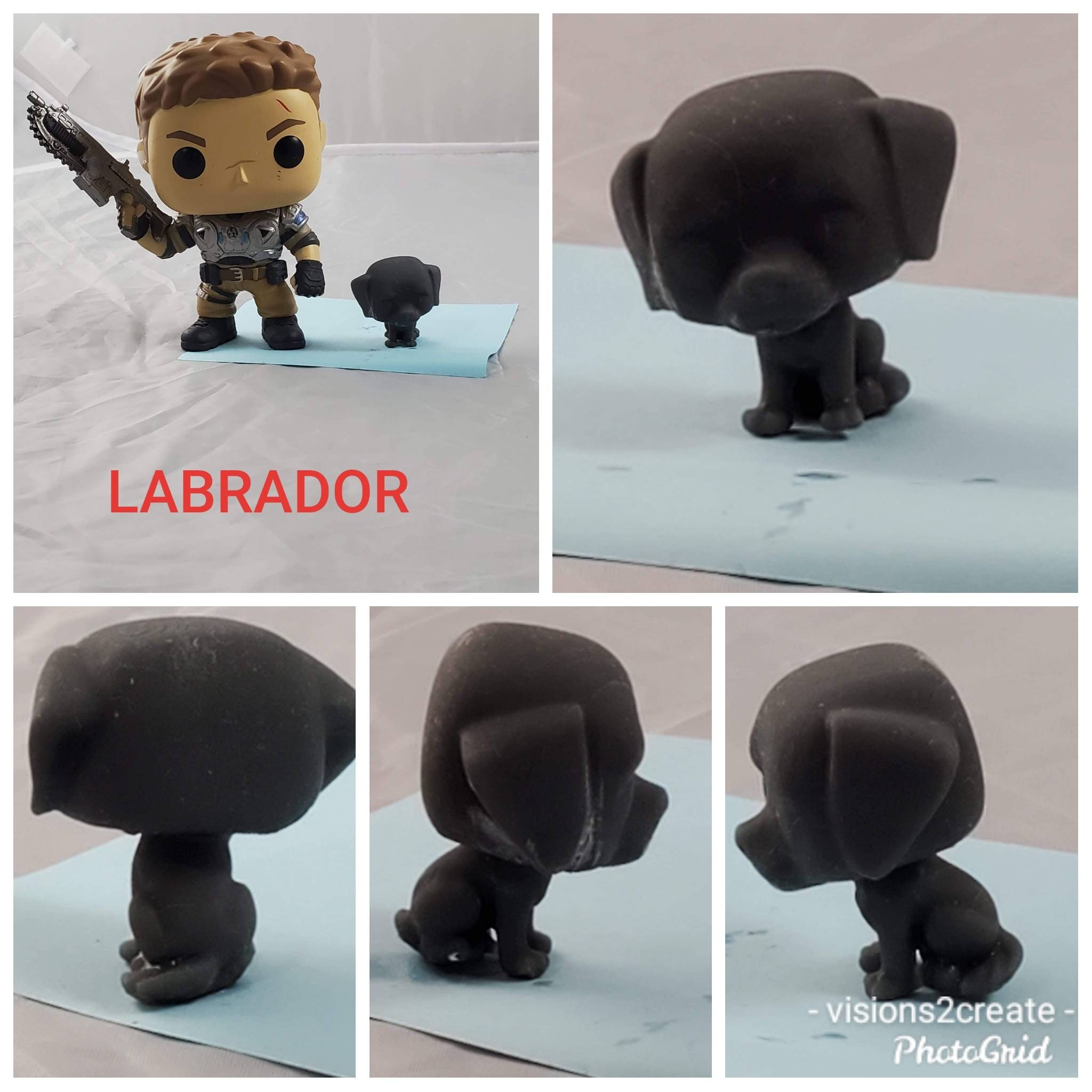 Toys & Games customizers dog designers smooth,figure,lab custom,pets ...