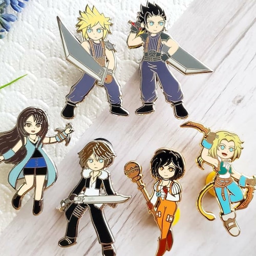 Final Fantasy Monster Enamel Pins Marlboro Behemoth Flan - Etsy