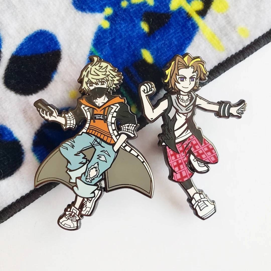 NEO: TWEWY Wicked Twisters Enamel Pins - Etsy