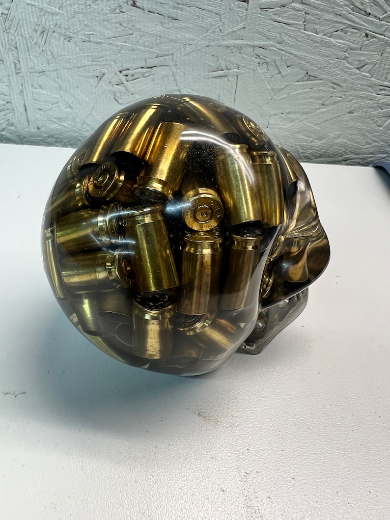 The Original Epoxy Skull/ Bullet Skull - Etsy