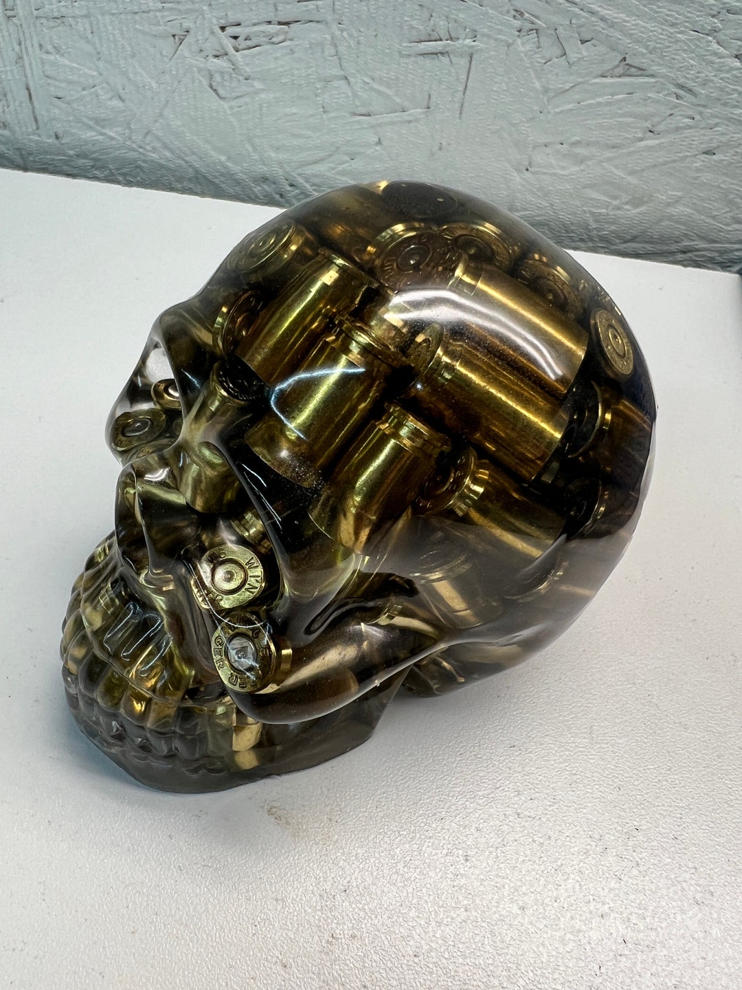 The Original Epoxy Skull/ Bullet Skull - Etsy
