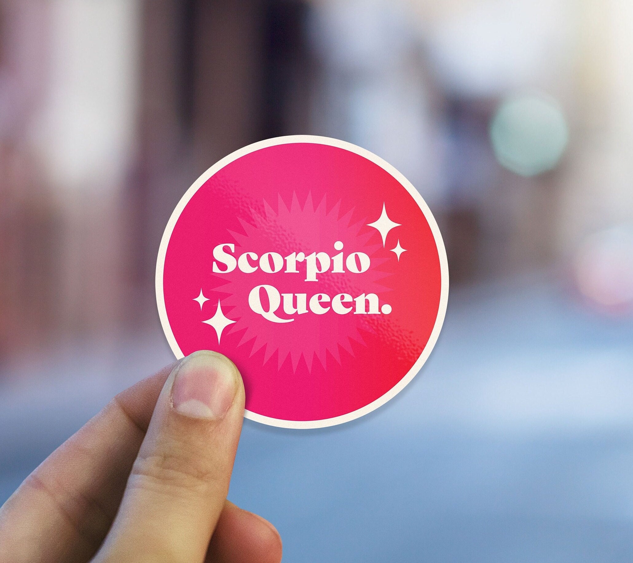 Waterproof Scorpio Sticker, Scorpio Queen Vinyl Sticker, Zodiac ...