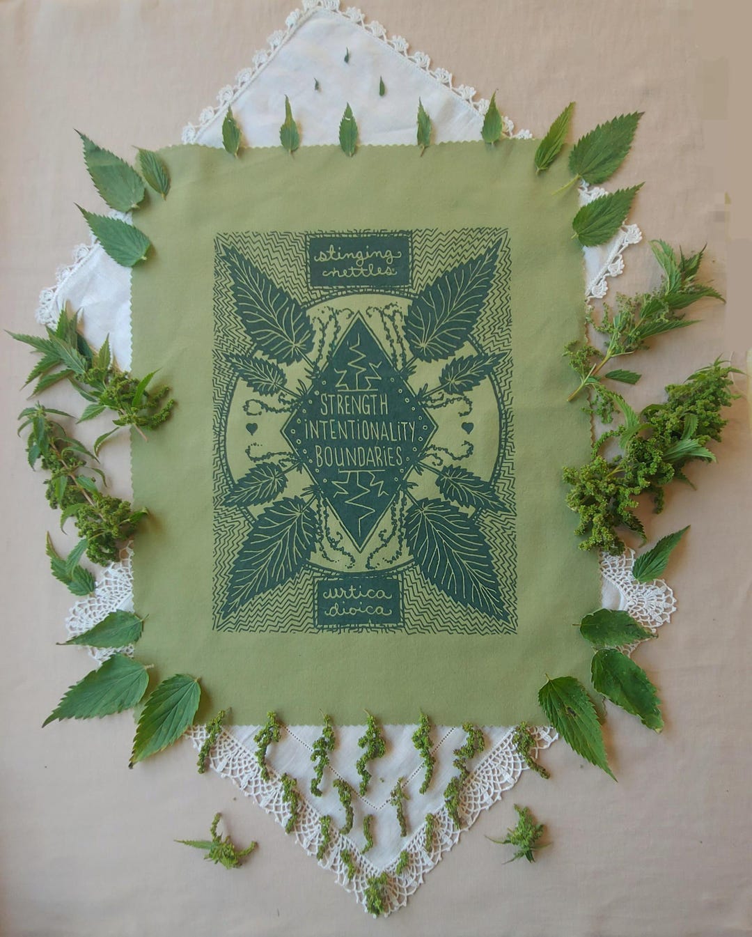 Stinging Nettle Patch. Original Artwork. Small or Large. - Etsy