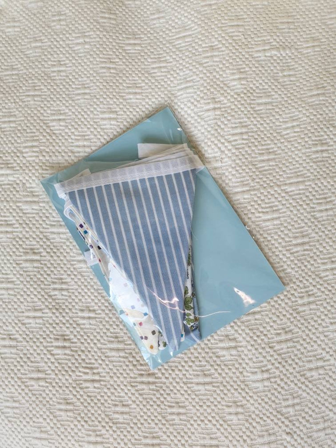Gorgeous baby blue collection ready made bunting. Easy to hang room ...