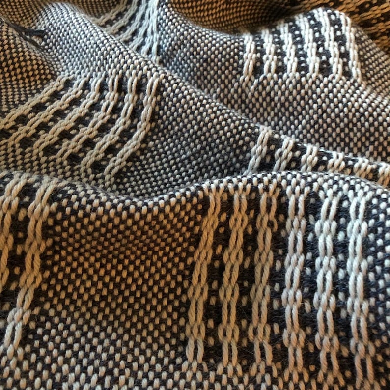Rigid Heddle Pattern PDF: Swedish Lace Lap Throw - Etsy