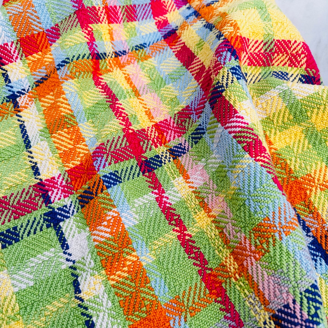 8-shaft Pattern PDF: Turned Twill Baby Blanket - Etsy