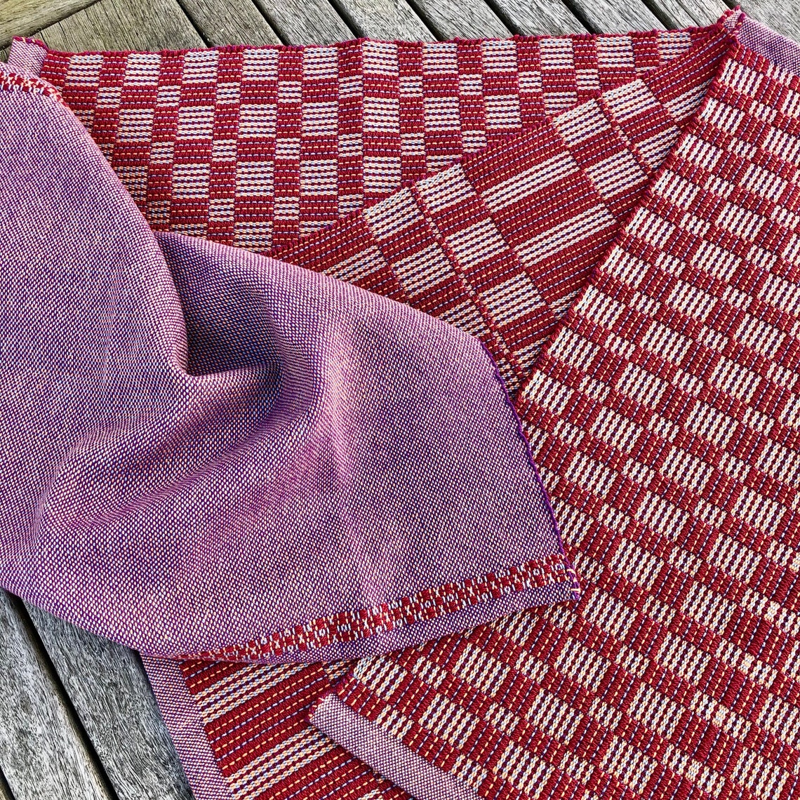 4 Shaft Weaving Pattern PDF: Halvdräll Place Mats & Napkins - Etsy Canada
