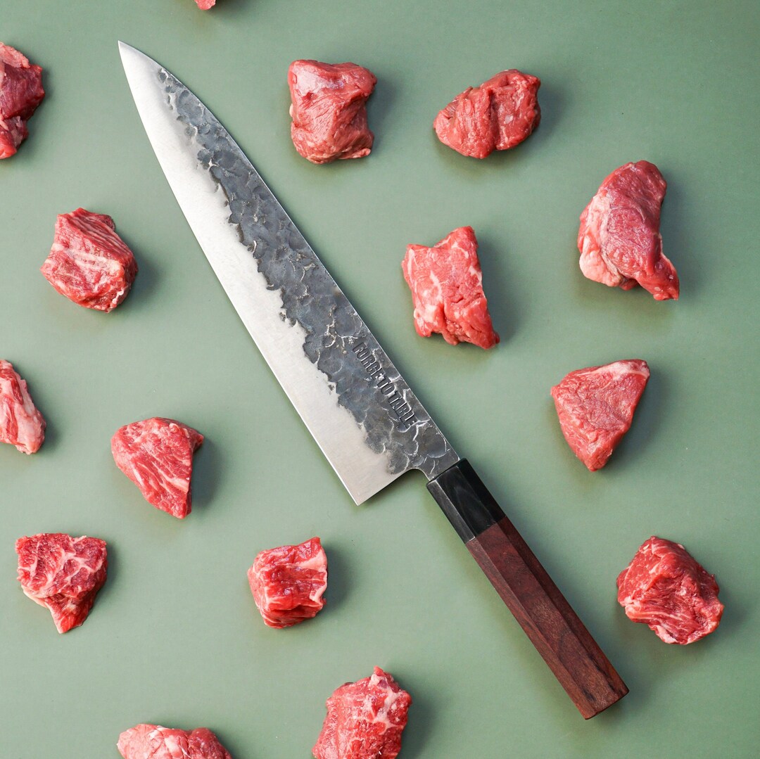 Hand Forged 10 Inch Gyuto (japanese Style) Chef Knife - Etsy