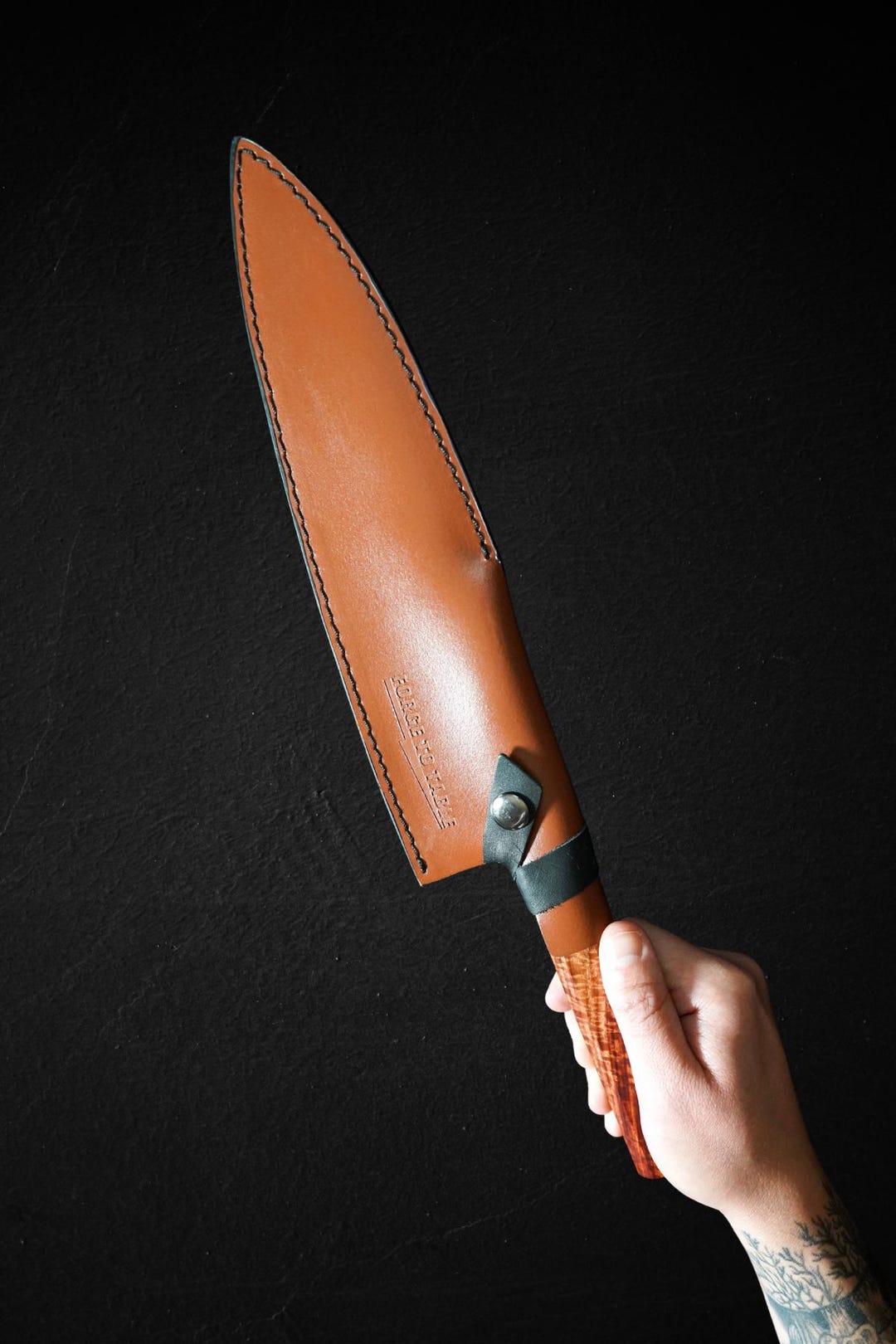 10 Inch Gyuto Leather Saya(sheath) - Etsy
