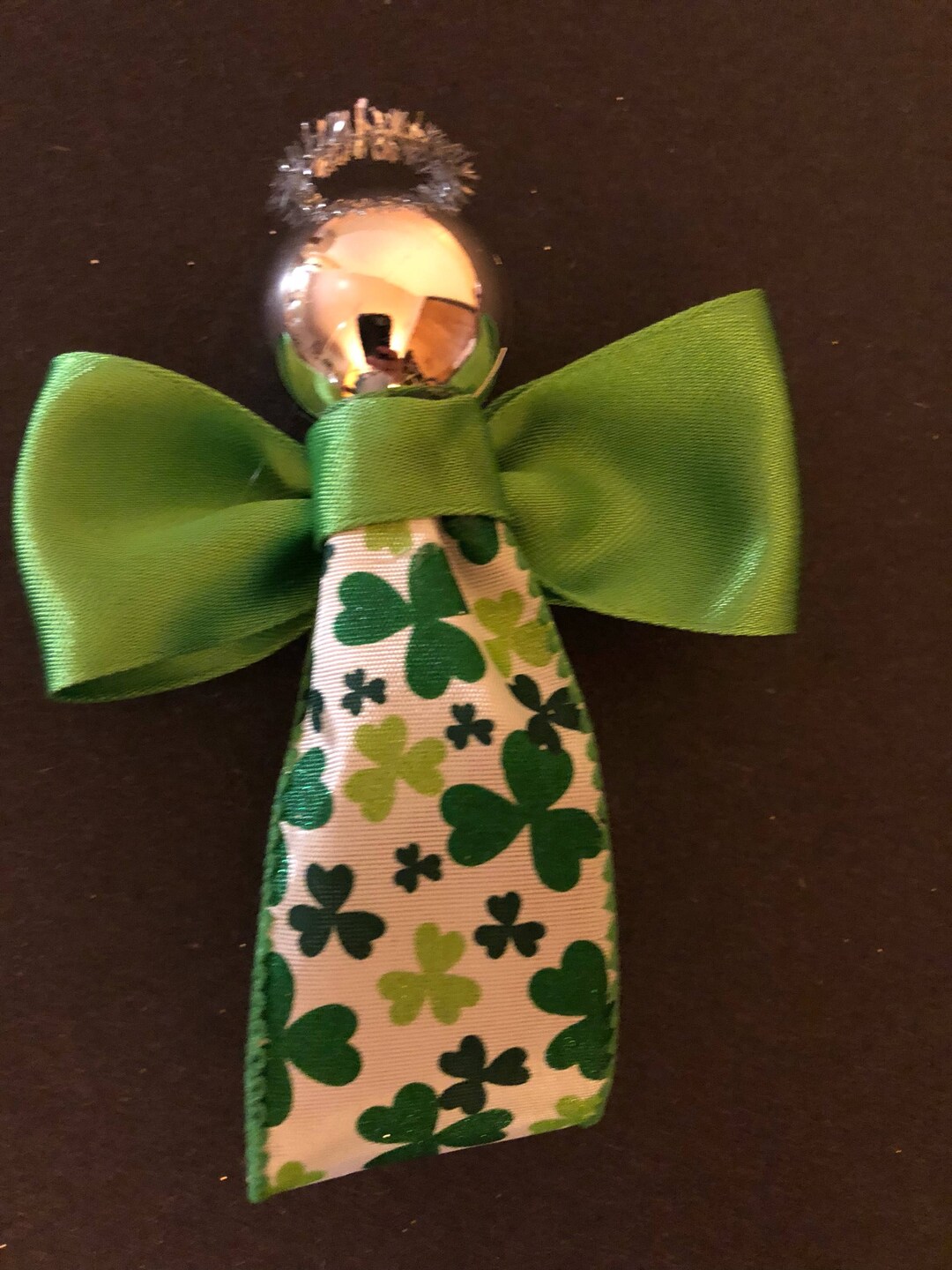 St Patricks Day Irish Shamrock Angel Ornament Magnet MADE TO ORDER - Etsy