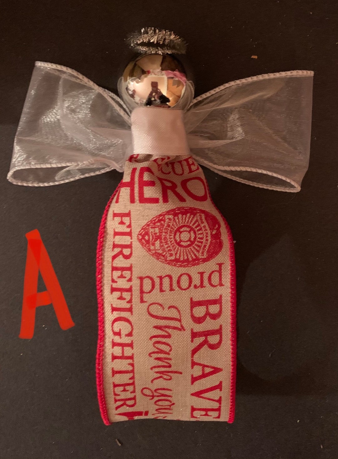 Firefighter Angel Ornament - Magnet MADE TO ORDER - Etsy