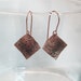 Dimpled Diamond Earrings - Etsy