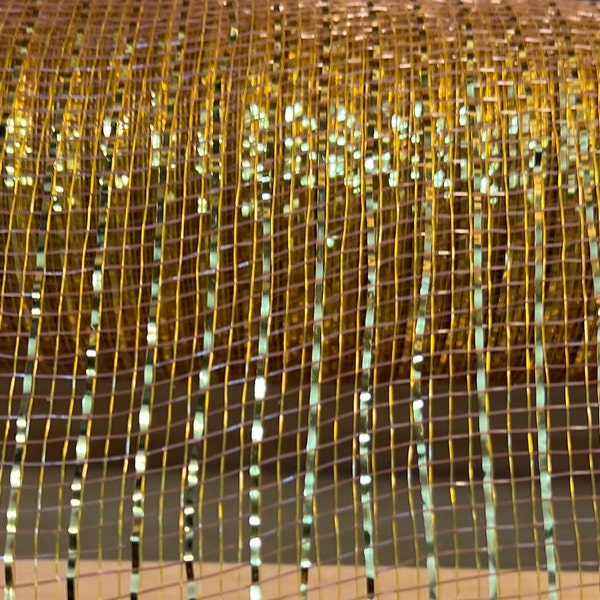 Gold Deco Mesh - Etsy