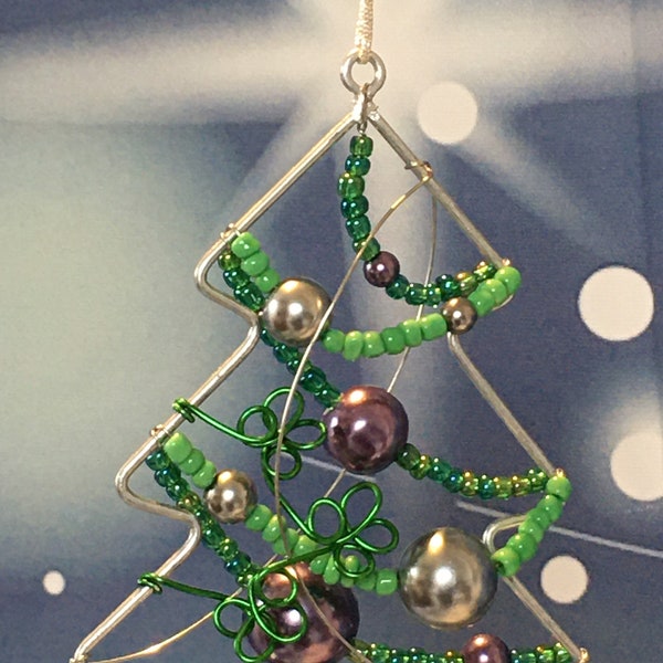 Beaded Xmas Tree - Etsy