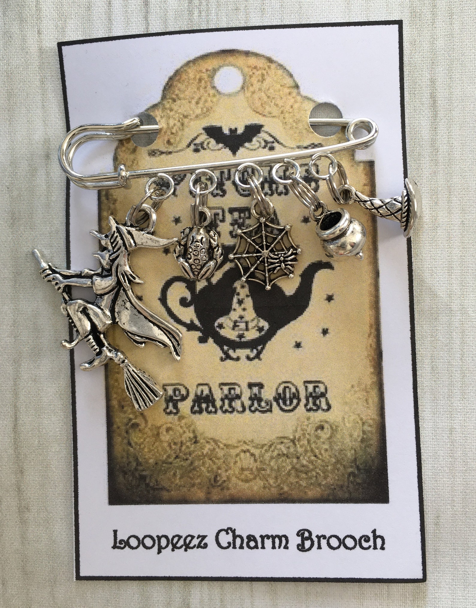 Witch Charm Keyring/bag Charm/charm Brooch/charm Pin/charm - Etsy