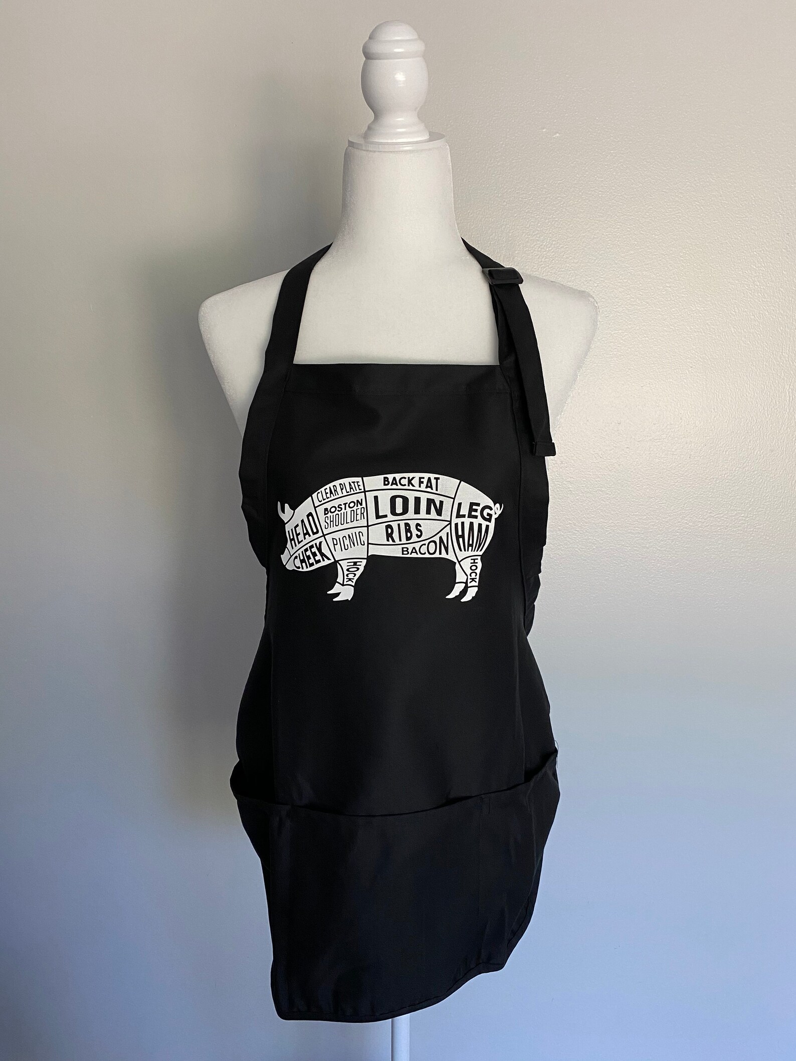 Meat Lover Butcher Cut Pig Apron Perfect Gift for Fathers Day | Etsy